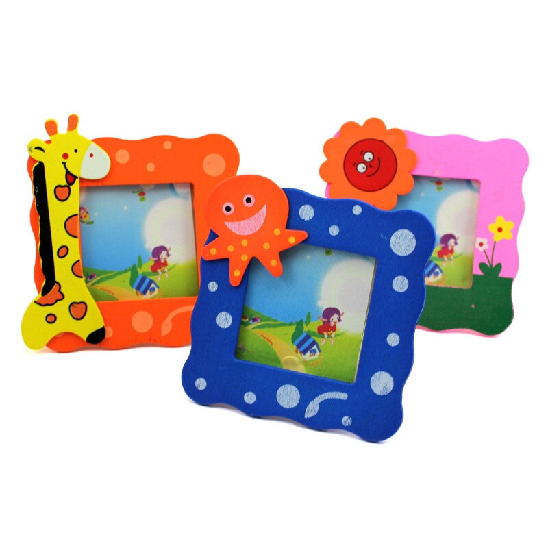 1Pc Ramdom Color Cartoon Pattern Colorful Wooden P... – Vicedeal