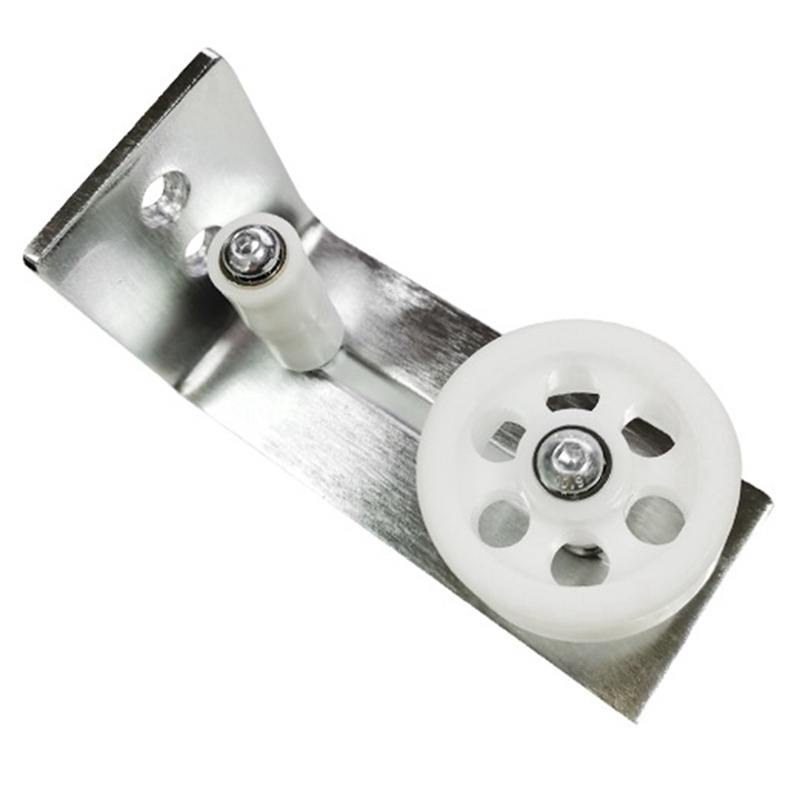 Barn Door Stopper Ground Guide Wall Guide Silver 8... – Grandado