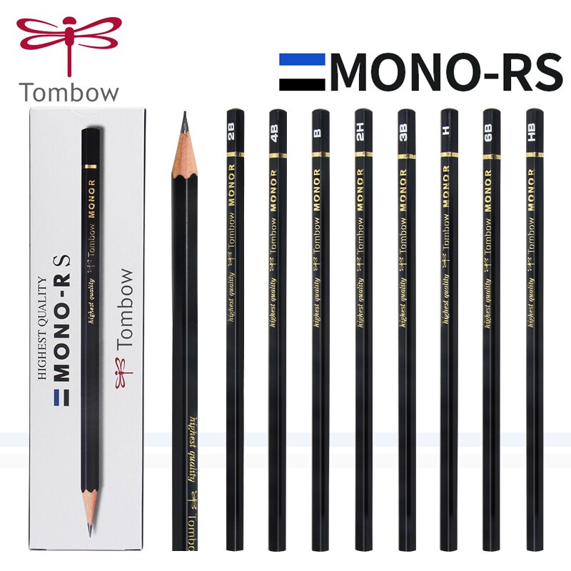 12pcs TOMBOW MONO-RS Pencil Sketch Drawing 2B HB P... – Grandado