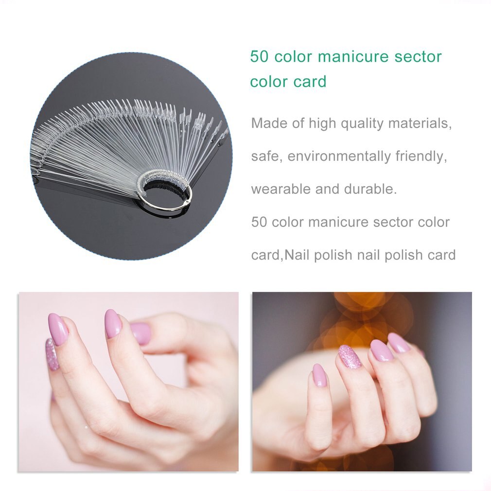 Nail Shaped Fan Color Card Three In One Unloaded N... – Vicedeal