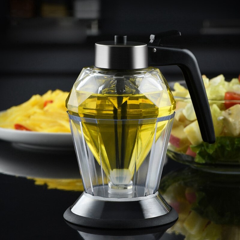 Diamond Glass Oil Pot Press Type Diamond Oil Pot V... – Grandado