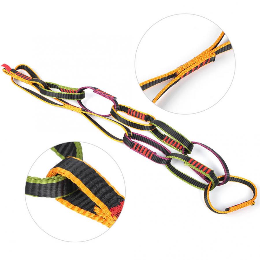 22KN Outdoor Climbing Nylon Daisy Chain Rope Downh... – Grandado