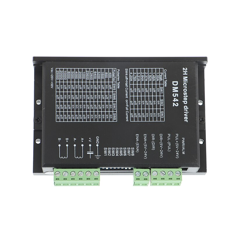 DM542 Stappenmotor Controller 2-Fase Digitale Stap... – Vicedeal