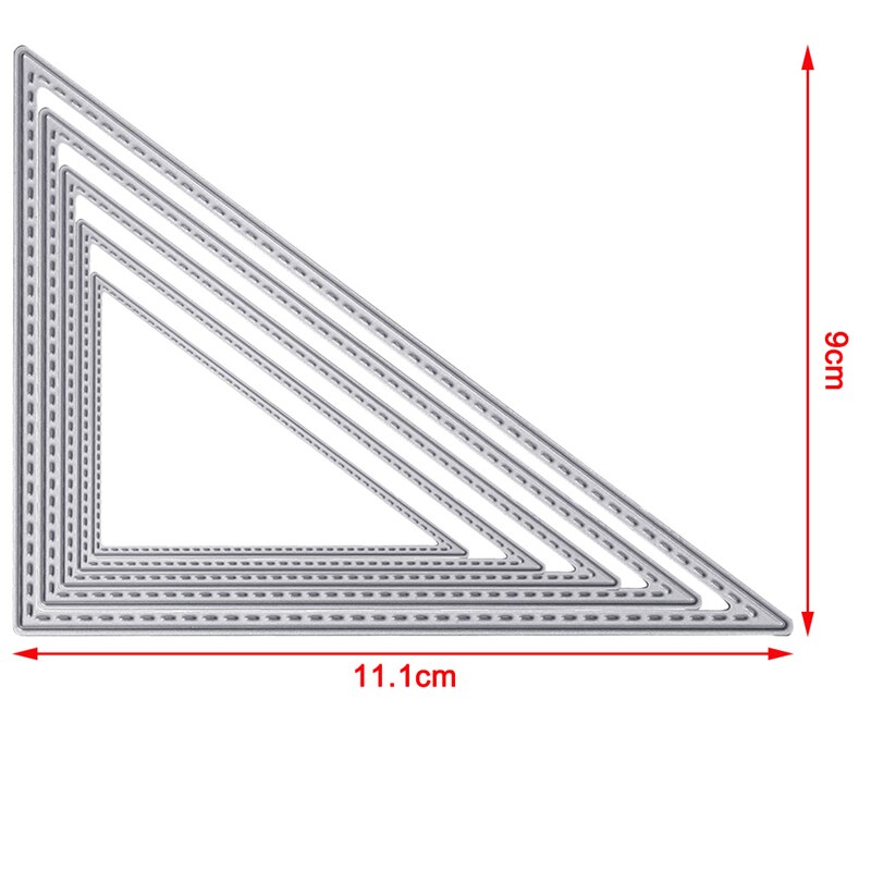 Triangle Cutting Dies Stencils Scrapbook Album Emb... – Grandado
