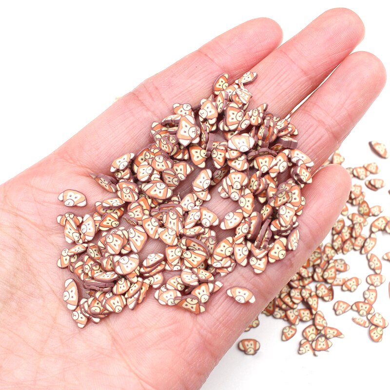 50g/lot 5mm Polymer Clay Fimo Sprinkles Monkey Ani... – Grandado