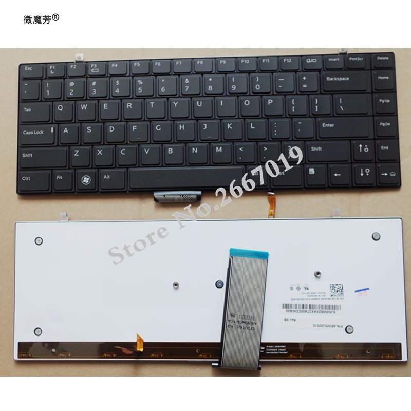 US laptop keyboard for Dell for Studio XPS 13 16 1... – Grandado
