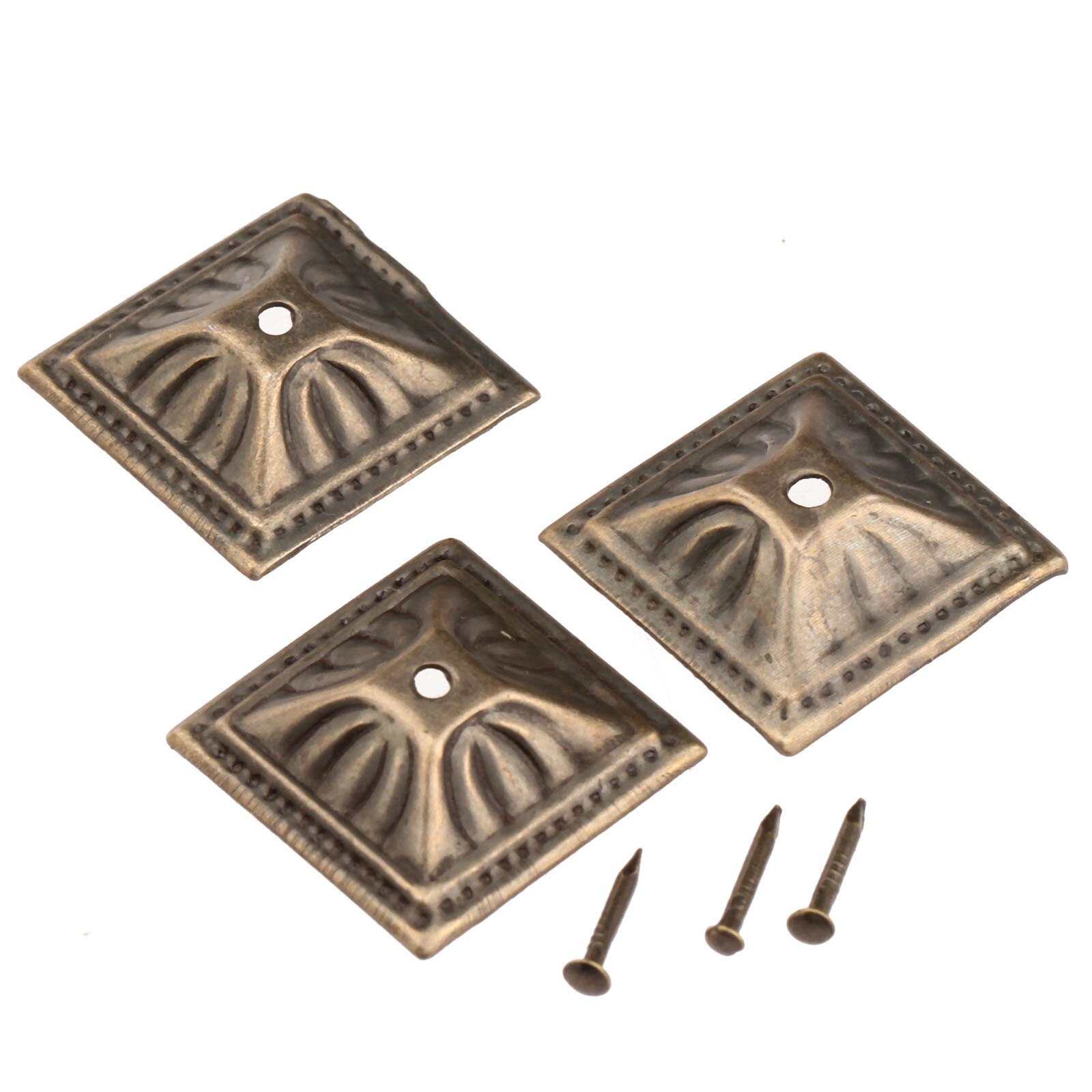 50Pcs Antique Bronze Square Upholstery Nails Decor... – Grandado