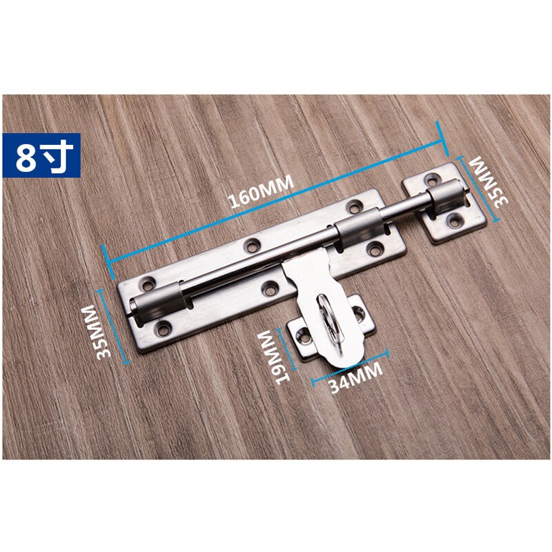 Tranca de barril para porta, de aço inoxidável, 4 ... – Vicedeal