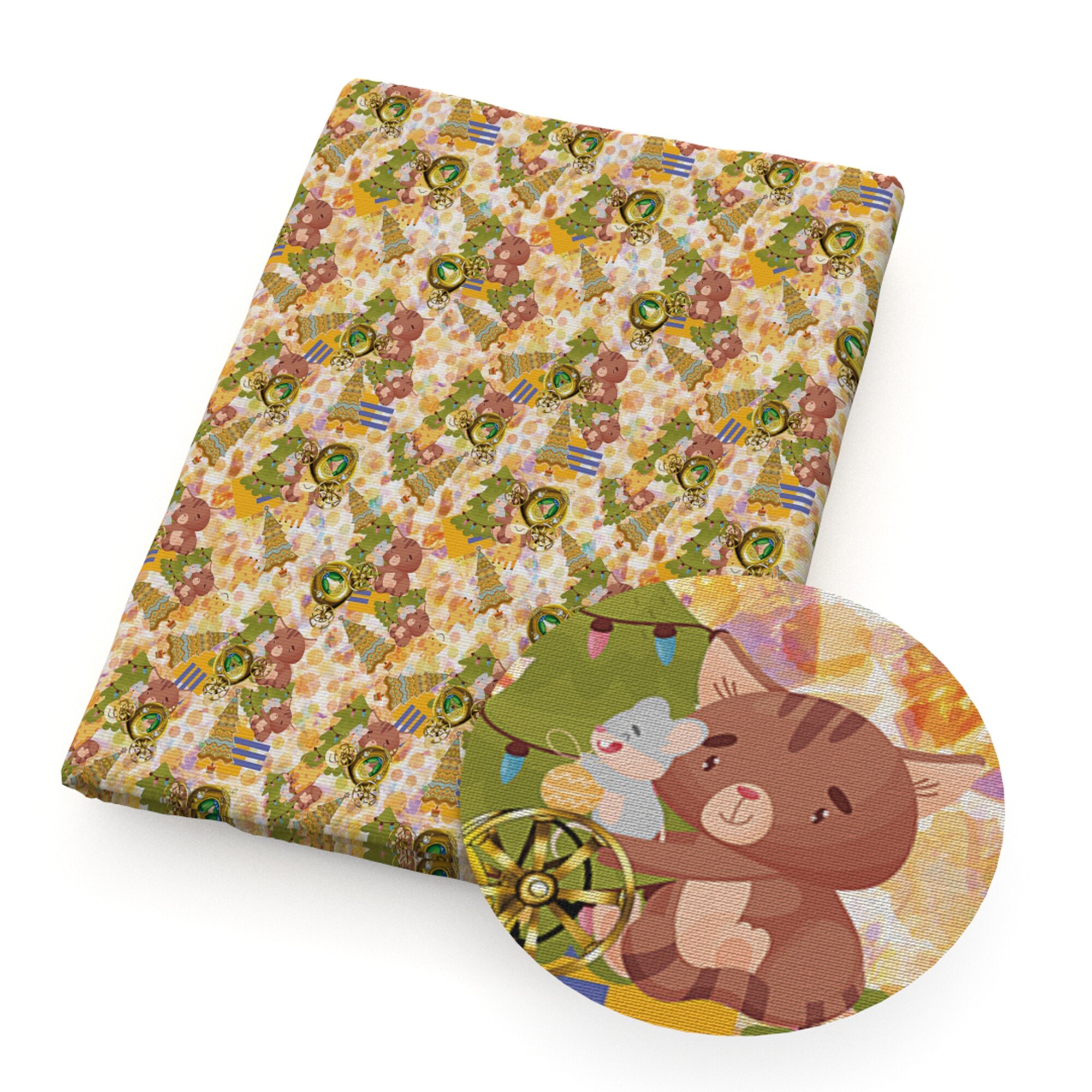 50*145cm Mouse Pure Cotton Print 100% Cotton Fabri... – Grandado