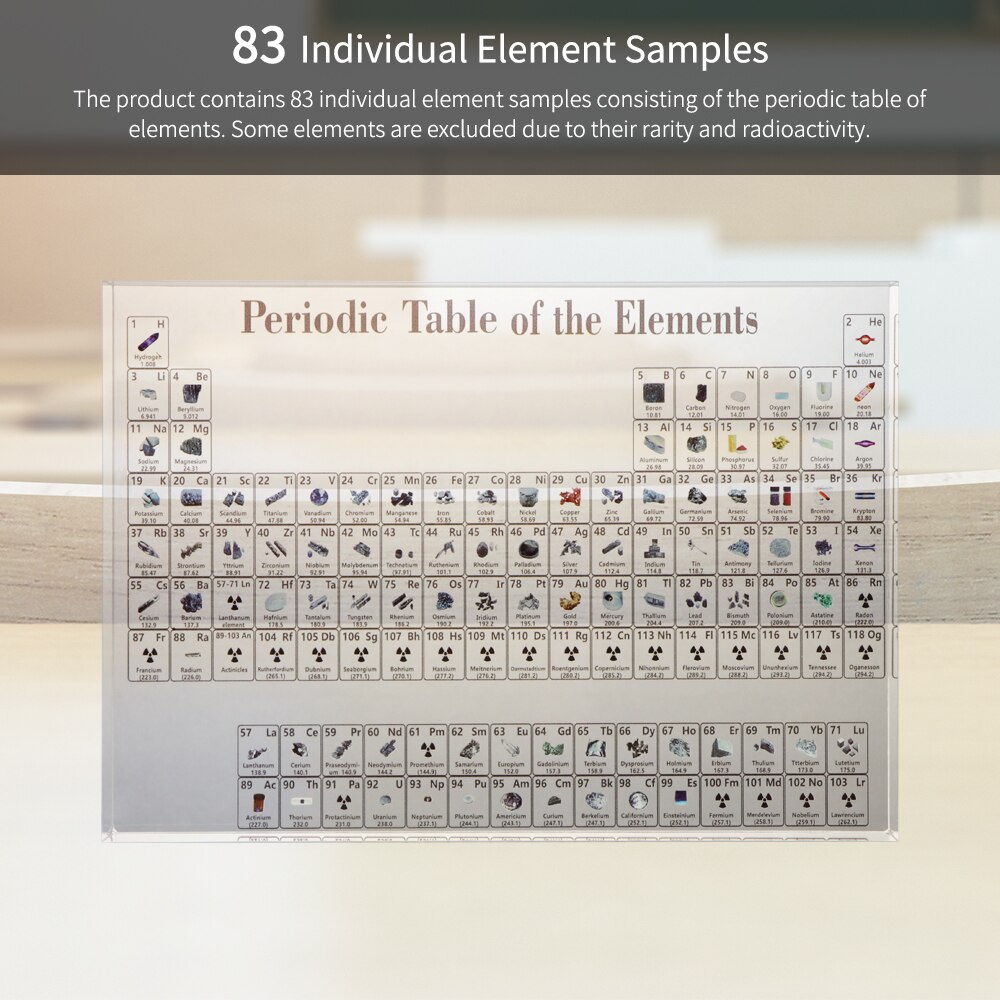 Acrylic Elements Periodic Table Display Kids Teach... – Vicedeal Acrylic Elements Periodic Table Display Kids Teach... – Vicedeal