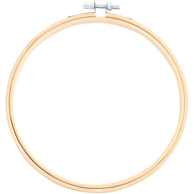 Embroidery Circle Set Hoops Cross Hoop Ring Wooden... – Grandado