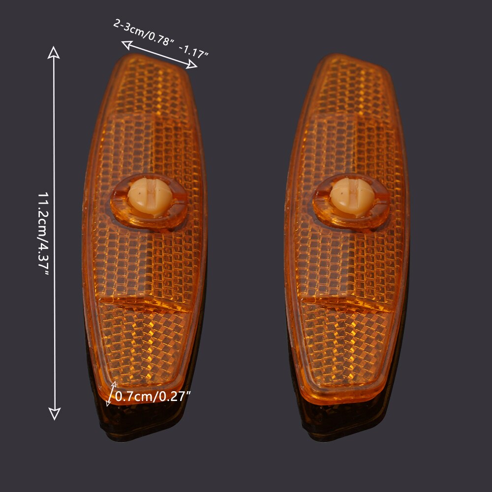 2PCS Bicycle Wheel Plastic Reflective Sheet Safety... – Grandado