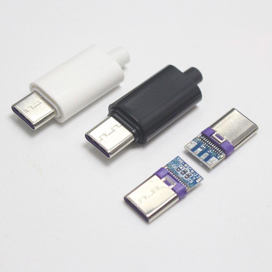 1/2/5set Type-C type C 3.1 5A Male Plug connector ... – Grandado