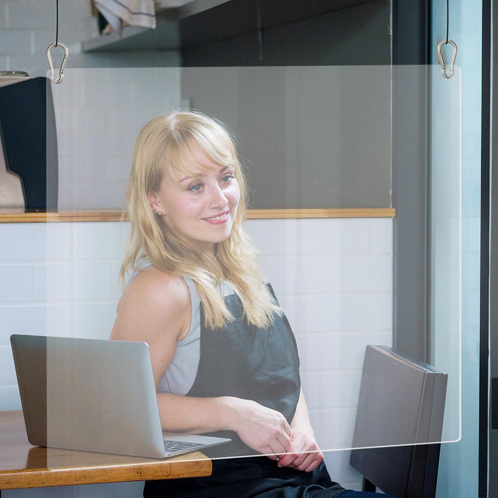 Acrylic Sneeze Guard Shield Protection Safety Coun... – Grandado