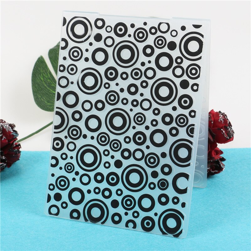 Circle Bubble Embossing Plastic Embossing Folder T... – Vicedeal
