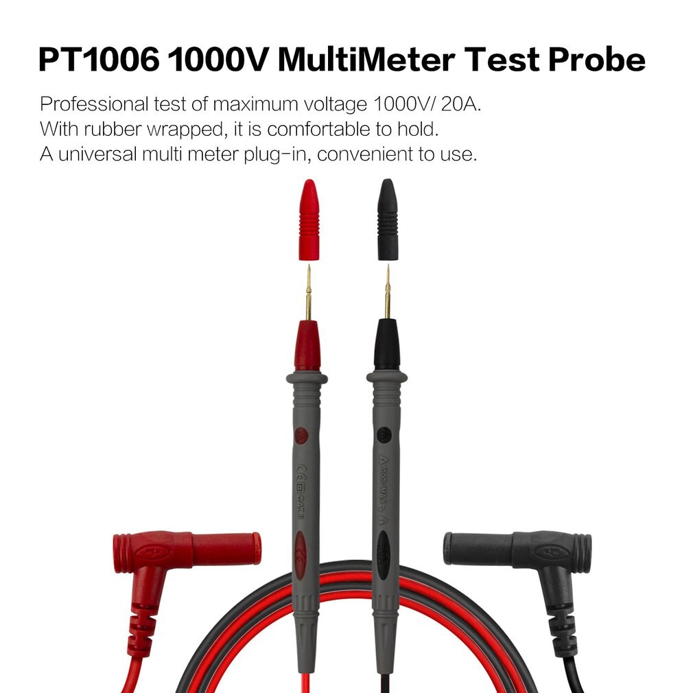 PT1006 1000V 20A Naald Punt MultiMeter Test Probe ... – Vicedeal