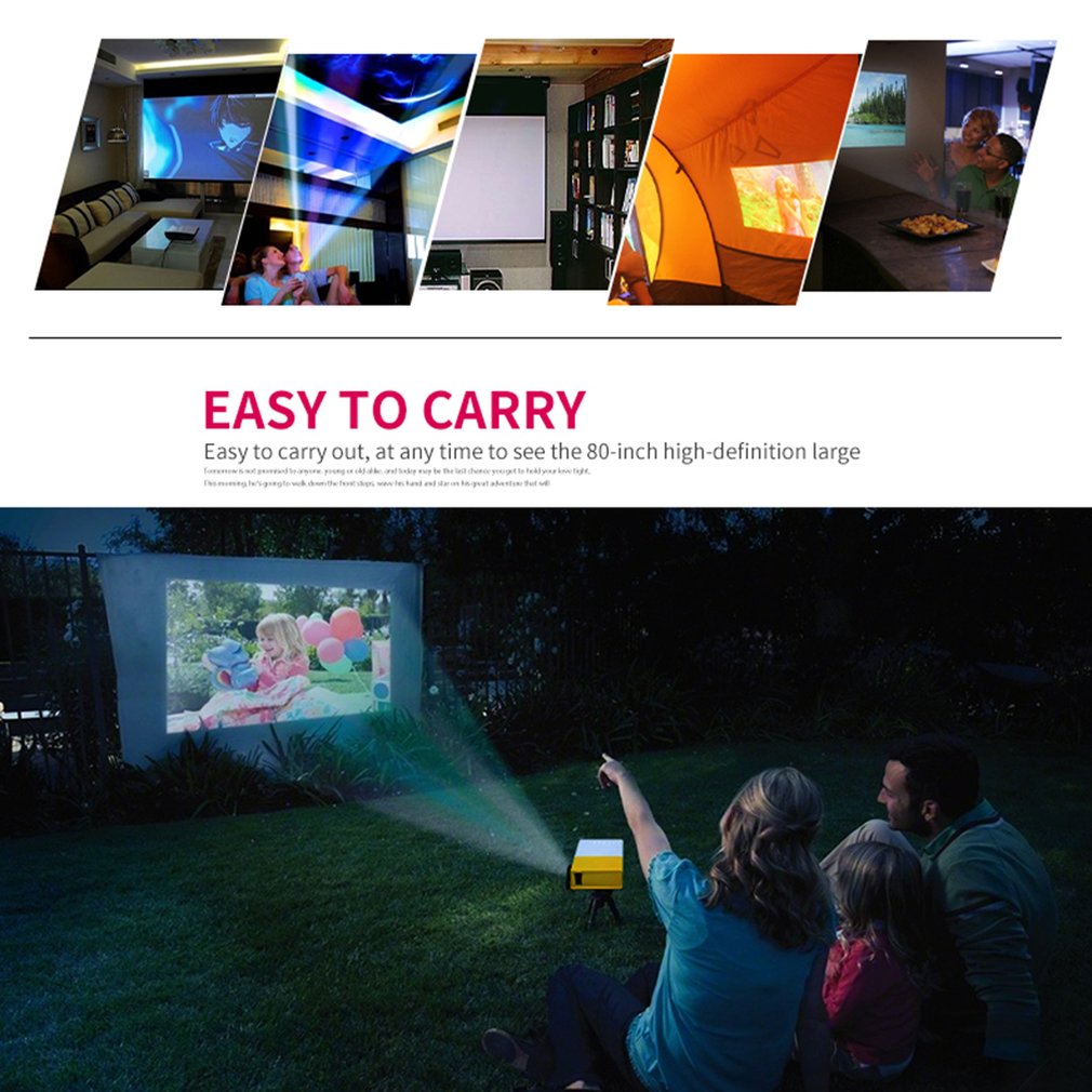 YG300 Yg-300 Mini Lcd Projector Full Hd Beamer Led... – Vicedeal