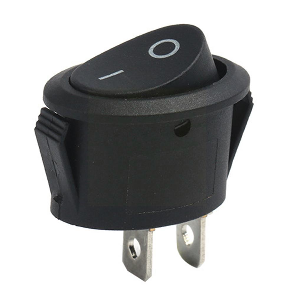 RV Switch Round Black 3 Pin SPST 3 Position ON-OFF... – Grandado