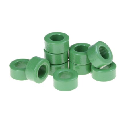 10 Pcs Inductor Coils Green Toroid Ferrite Cores 1... – Grandado