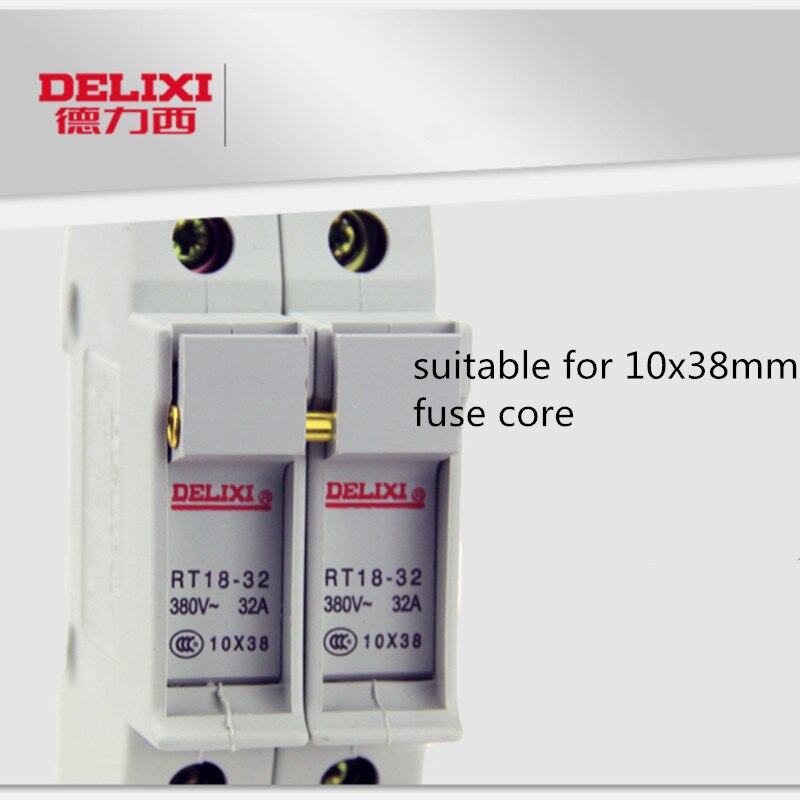 Base Fuse Holder 2P RT18-32X 35mm DIN rail mount S... – Grandado