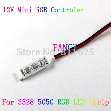 3 keys DC 12V Mini RGB Controller For 5050 3528 SM... – Vicedeal