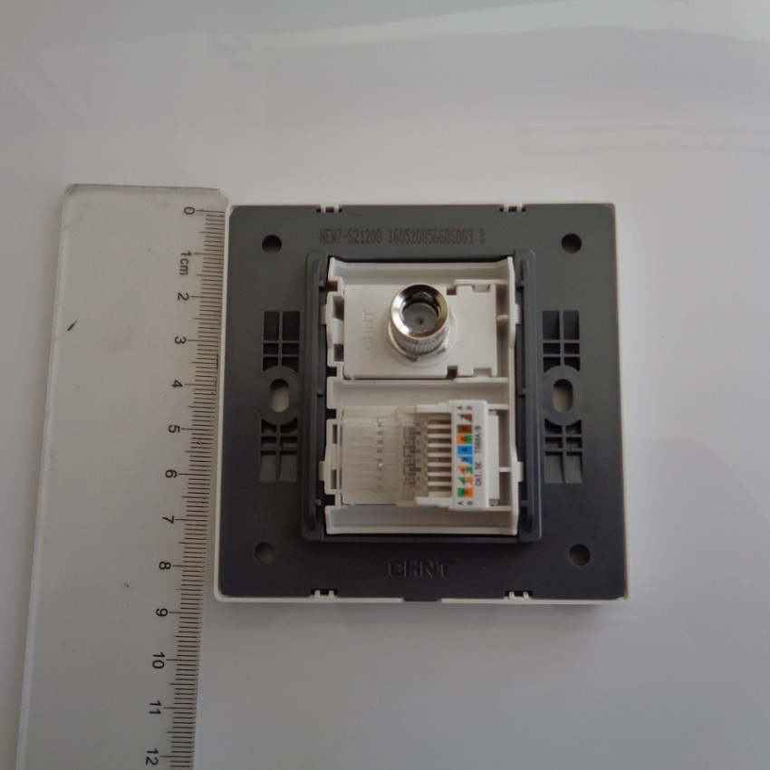 CHINT Socket Switch TV Network 10A 250V – Grandado