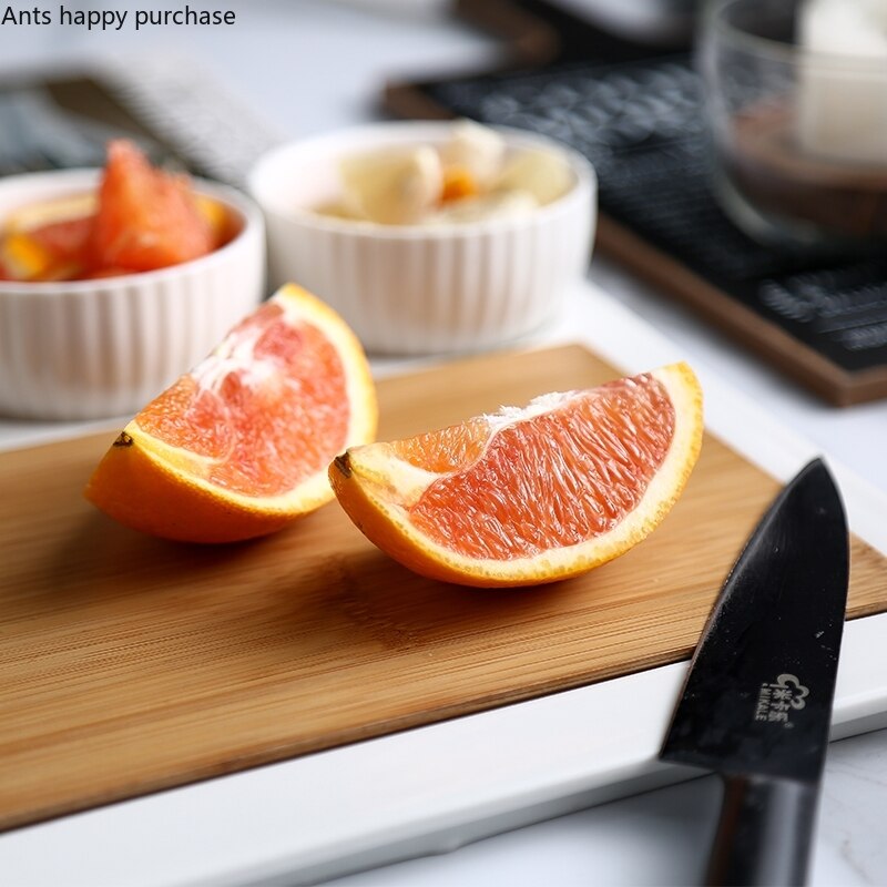 Ceramic Salad Plate Nordic Style Breakfast Platter... – Grandado