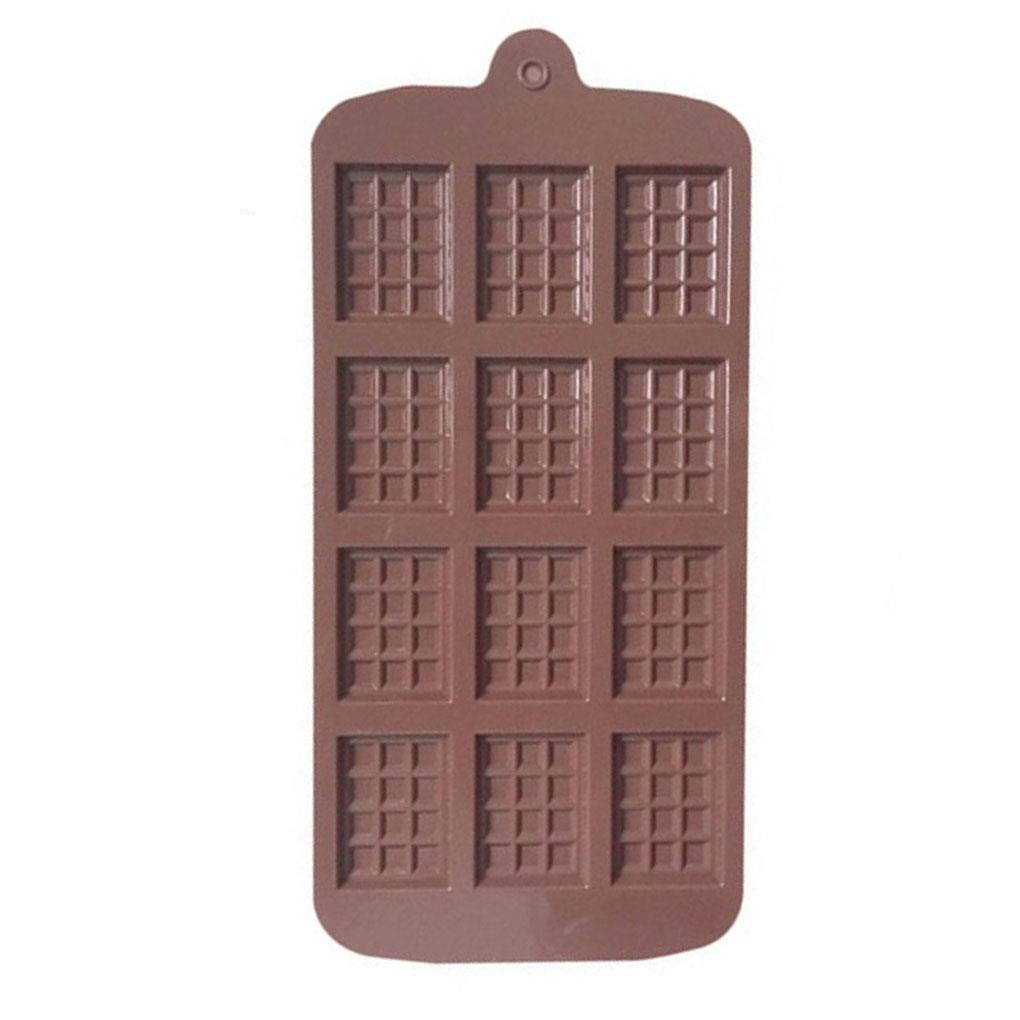 12 Cavity Silicone Mold Mini Rectangle Waffle Moul... – Grandado