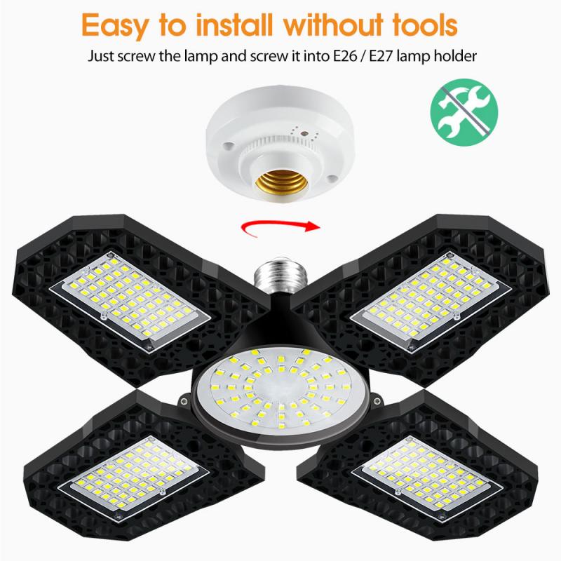LED Garage Light Deformable Ceiling Light For Home... – Grandado