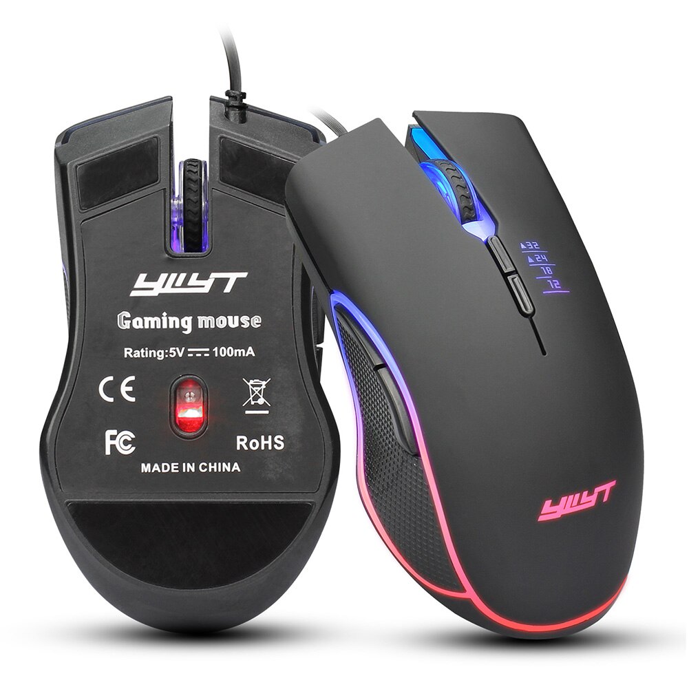 Wired Gaming Mouse G853 USB Sets 3200 DPI Adjustab... – Grandado