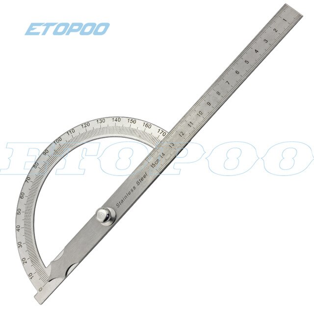 150mm 200mmProfessional Stainless Steel Protractor... – Grandado