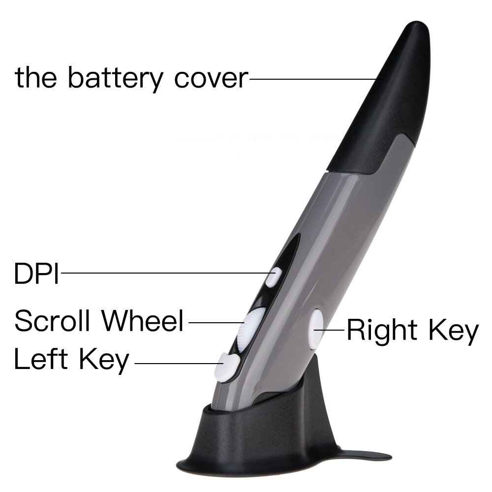 Draadloze Optische Pocket Pen Muis Mini 2.4GHz Wir... – Vicedeal