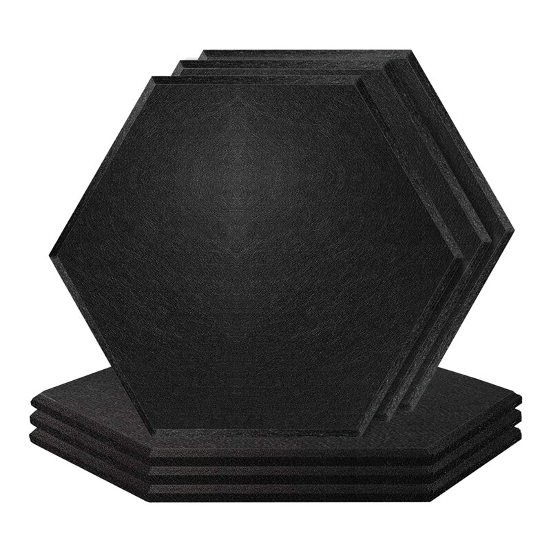 Hexagon Acoustic Panels Art Decor Sound Proof Padd... – Grandado