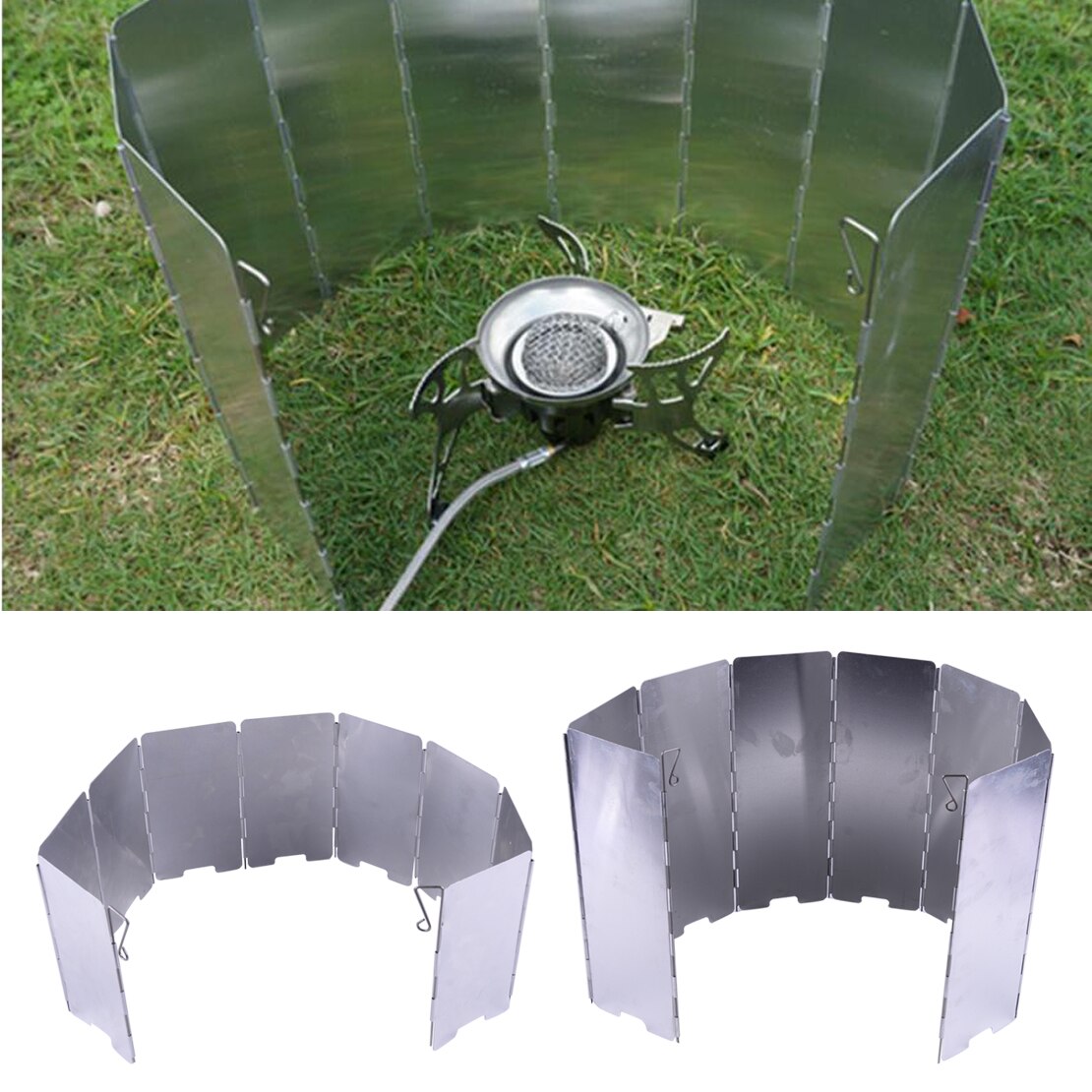 LETAOSK 9 Small Plates Outdoor Camping BBQ Foldabl... – Grandado
