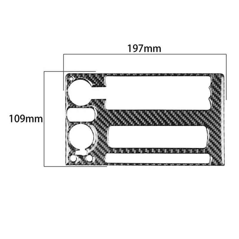 Carbon Fiber CD & AM FM Radio Panel Sticker for Ch... – Vicedeal