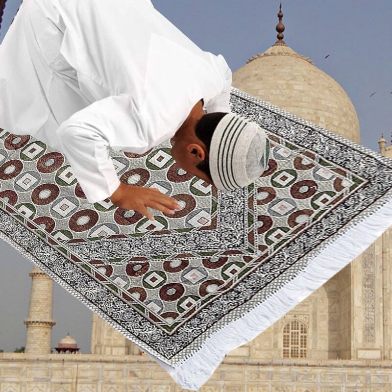 Muslim Cotton Prayer Mat Ethnic Patterns Islamic C... – Vicedeal