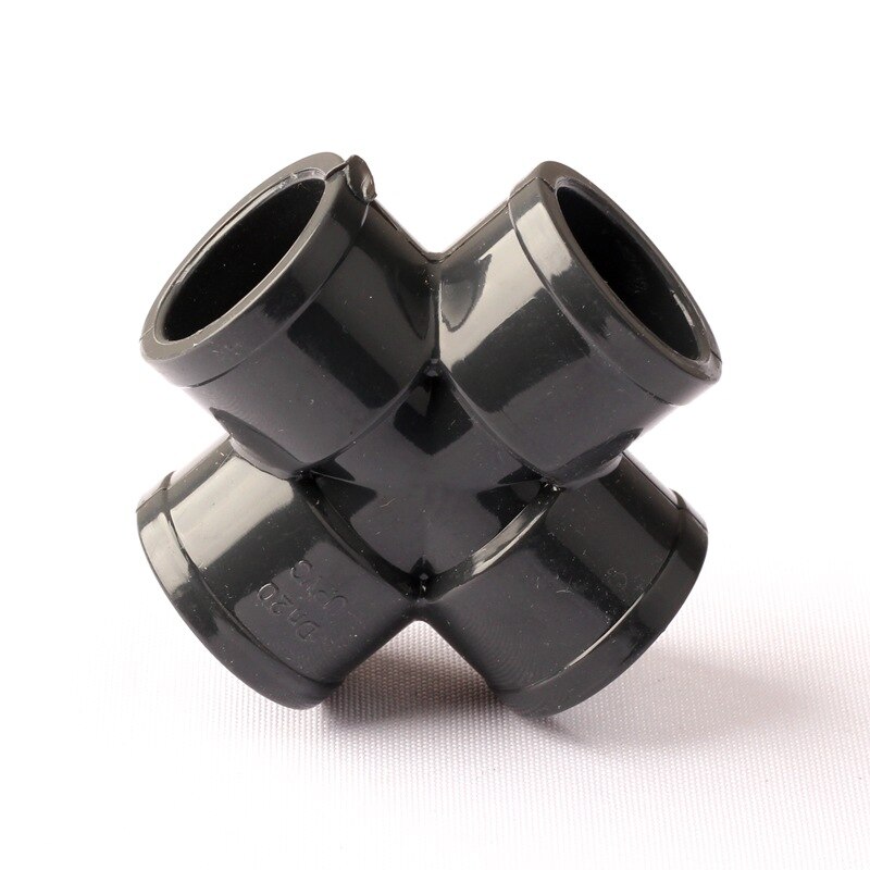 UPVC Equal Inner Diameter 25mm Four Ways Cross Con... – Grandado