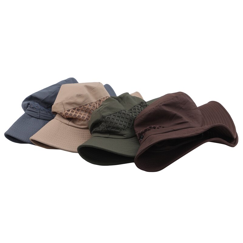 UV Protection Plain Bucket Hat Fishing Hunting Saf... – Grandado
