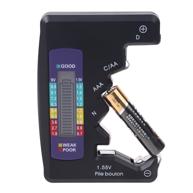 Digital Battery Checker Capacity Tester for C/D/9V... – Vicedeal