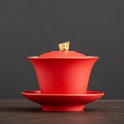 Japanese Zen Style Rough Pottery Covered Bowl Sing... – Vicedeal