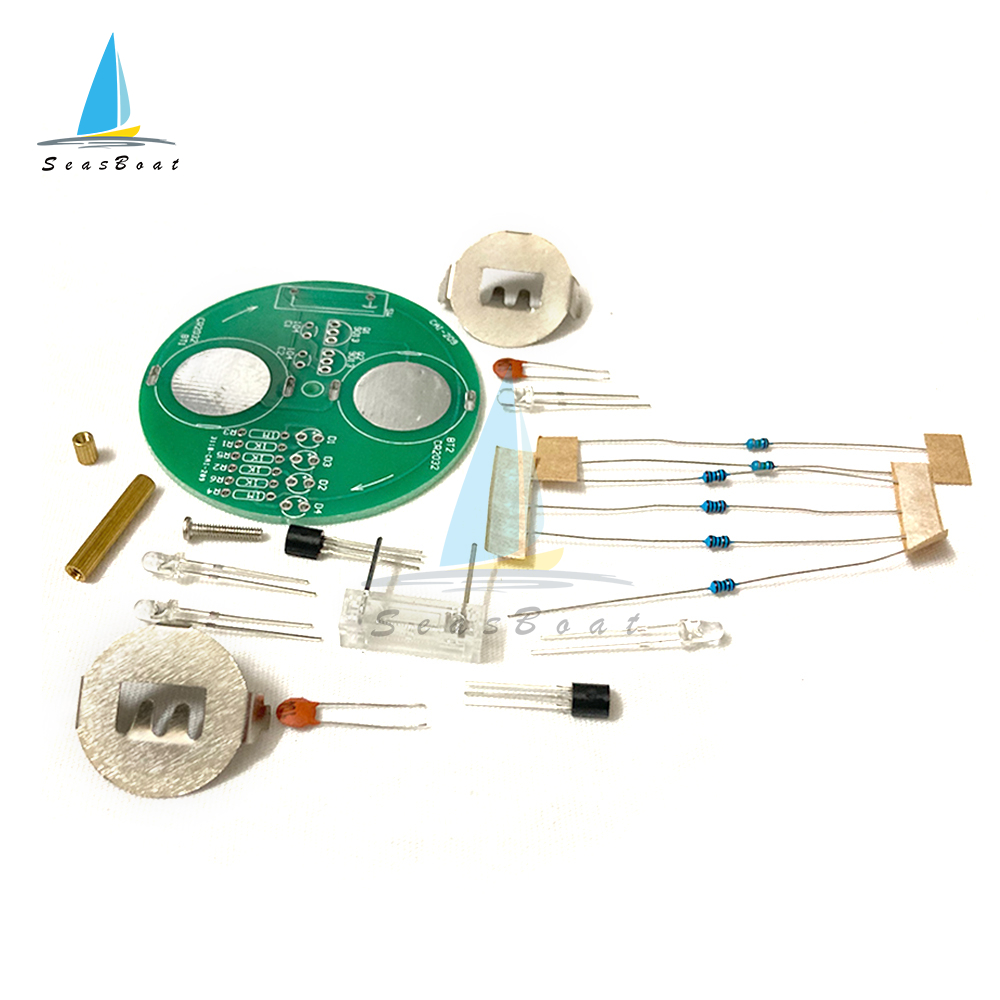 DIY Electronic Kit LED Gyro DIY Welding Kit Rotati... – Grandado