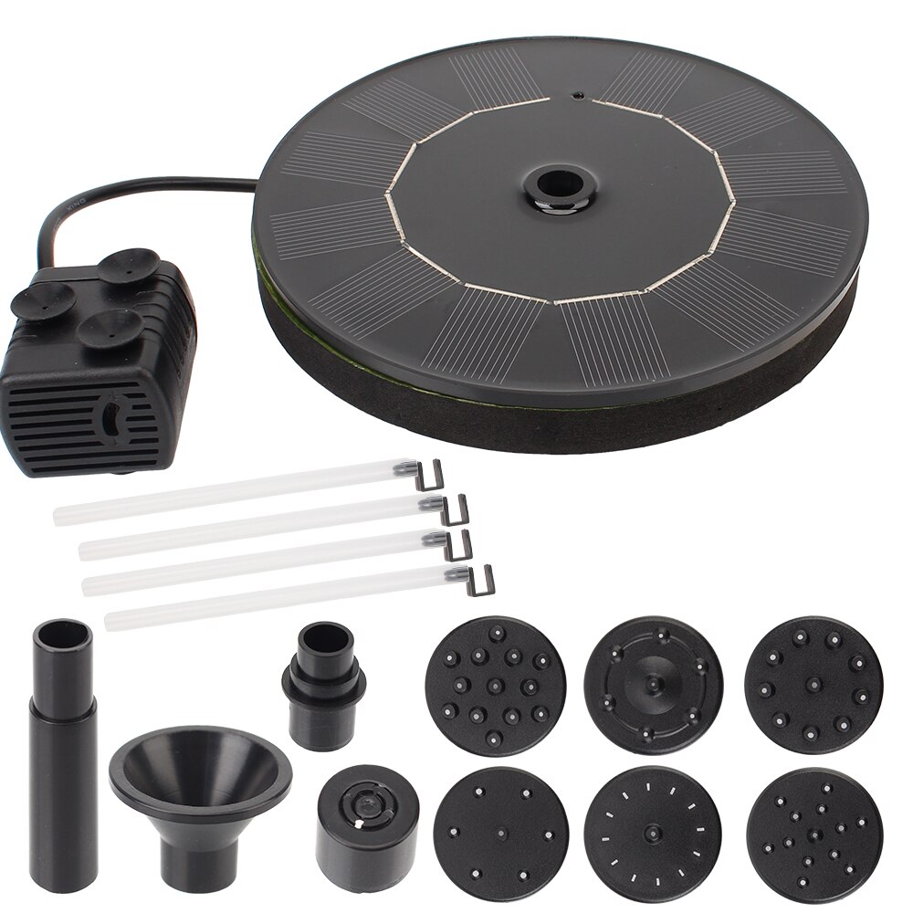 Solar Fountain Floating Garden Decoration Solar Pa... – Grandado