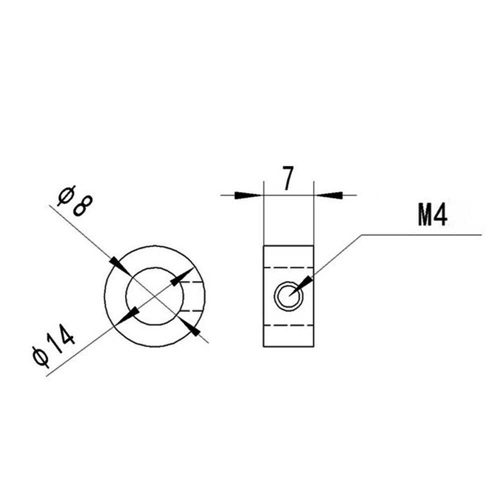 4/10PCS 3D Drucker Lock Ring T8 Schraube Lock Ring... – Vicedeal