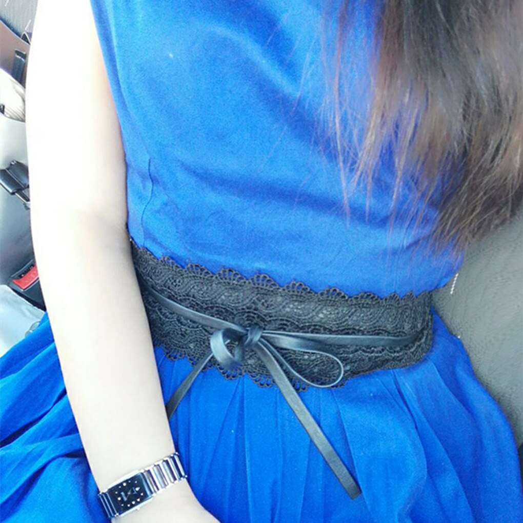 Womens Lady Stretch Gesp Taille Riem Brede Kanten ... – Grandado