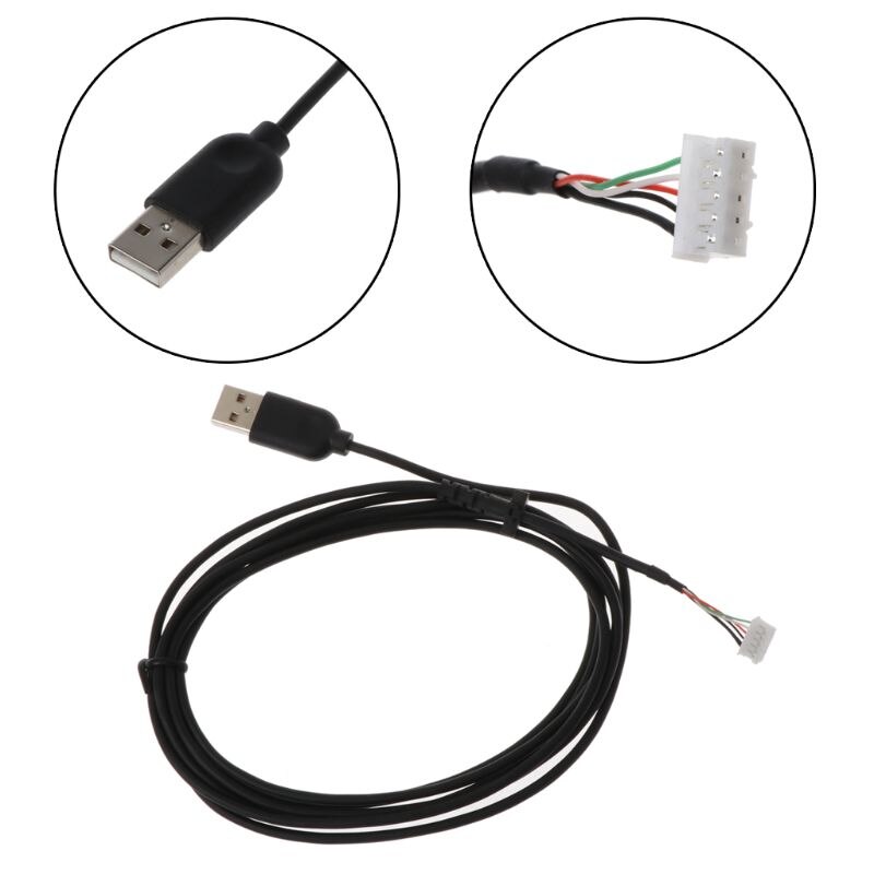 Durable USB Soft Mouse Cable Replacement Wire For ... – Vicedeal