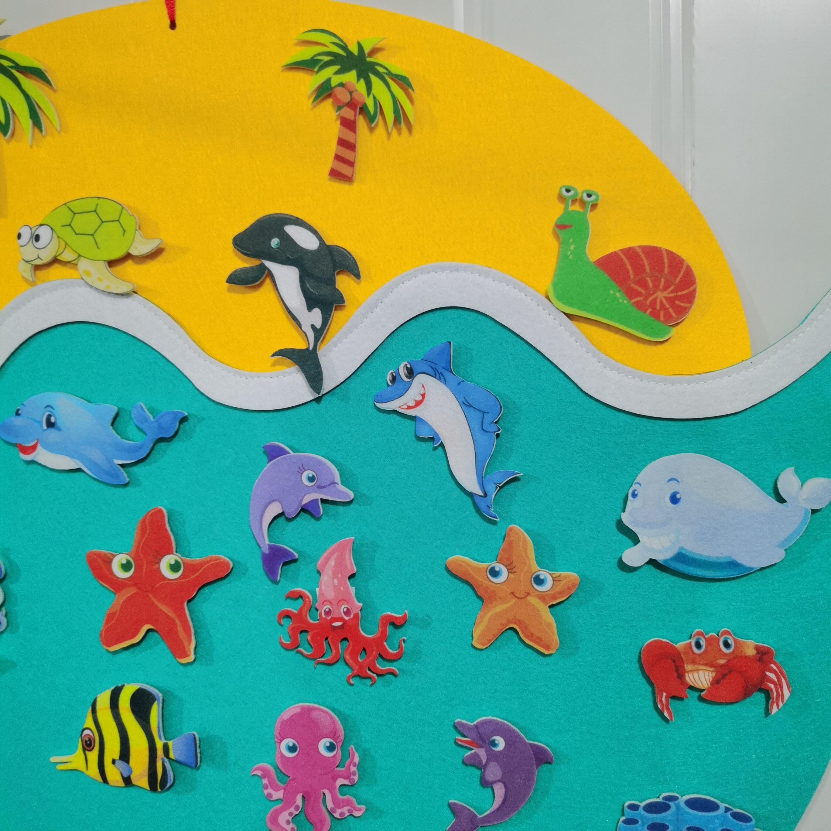 DIY Felt for Kids Toy Play Cartoon Dolphin Fish Se... – Grandado