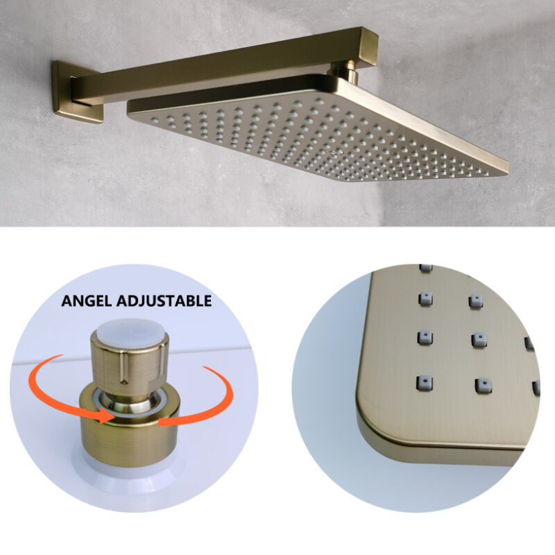 Overhead Shower Set Top Ultra Thin 8 Inch Shower S... – Grandado