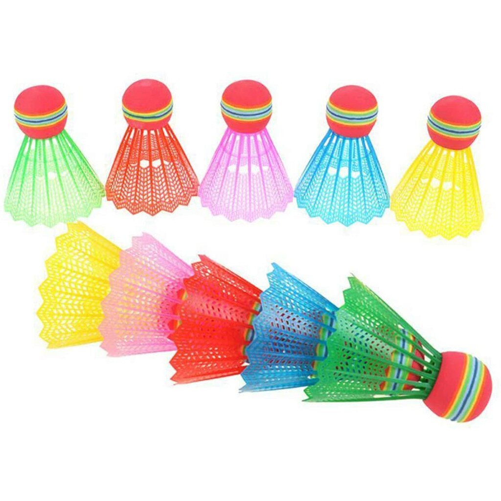 10Pcs Multicolor Badminton Ballen Familie Huishoud... – Grandado