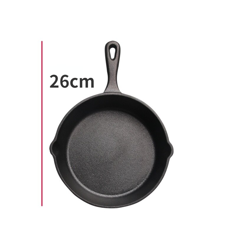 Cast Iron Frying Pan Frying Pan Uncoated Non-stick... – Grandado