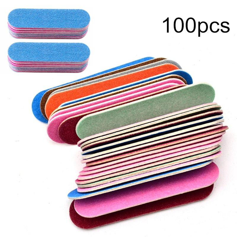 100pcs Double Side Mini Disposable Nail Buffer Fil... – Grandado